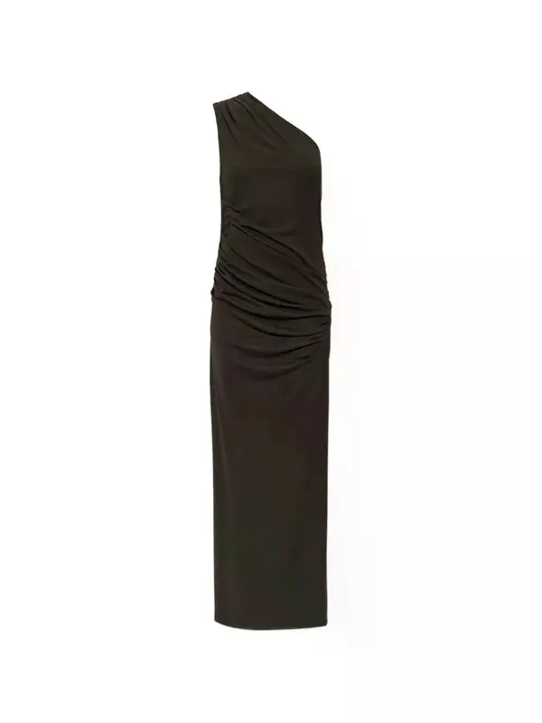 ROTATE BY BIRGER CHRISTENSEN One-shoulder Ruched Maxi Dress