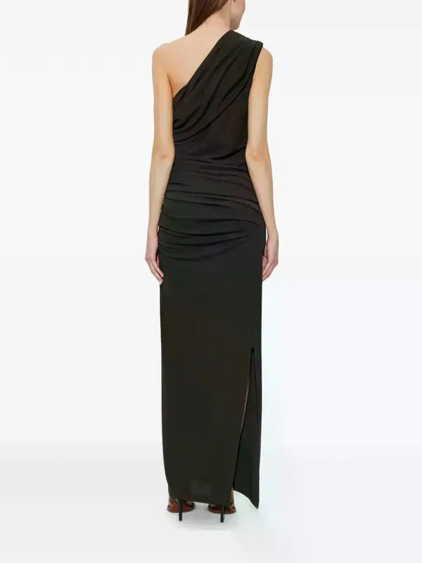 ROTATE BY BIRGER CHRISTENSEN One-shoulder Ruched Maxi Dress