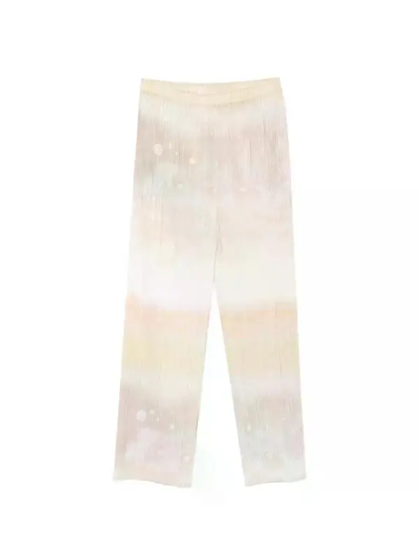 Issey Miyake Tie-dye Cropped Trousers