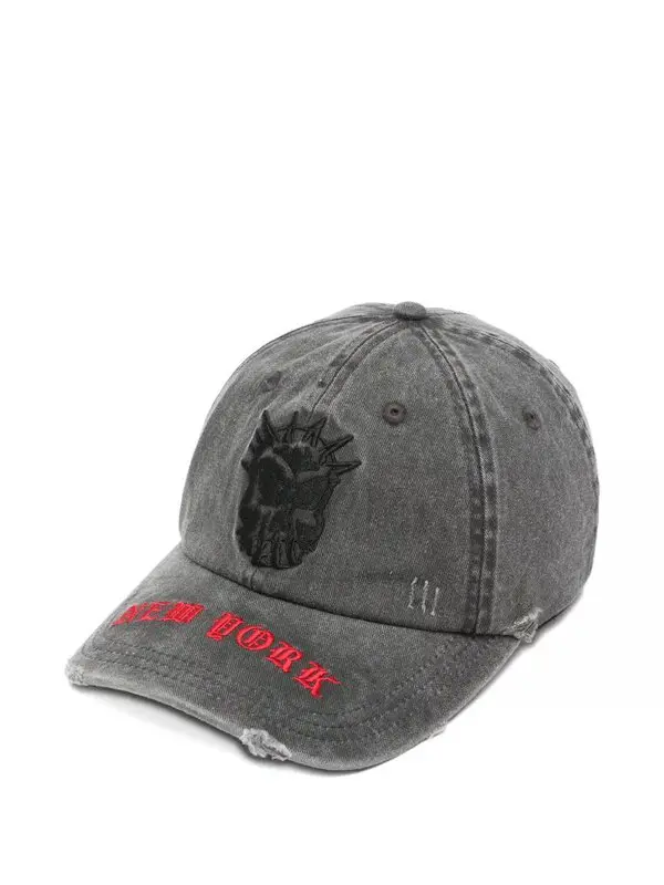 Ksubi Embroidered Baseball Cap - Grey