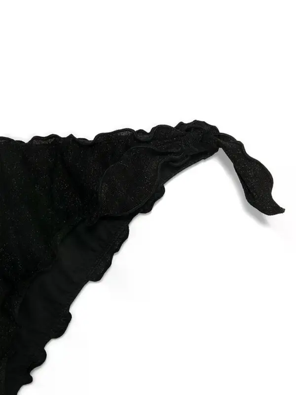 MC2 SAINT BARTH Ruffled Side-tie Bikini Bottoms