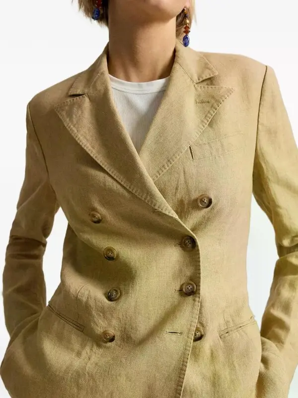 Polo Ralph Lauren Double-breasted Linen Blazer