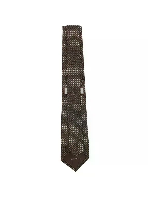 Canali Diamond Pattern Tie