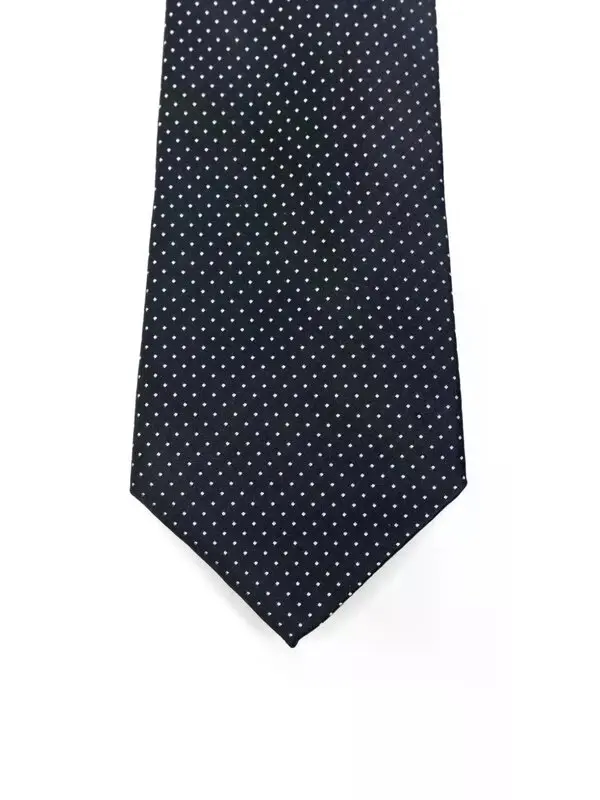 Canali Polka-dot Twill Tie