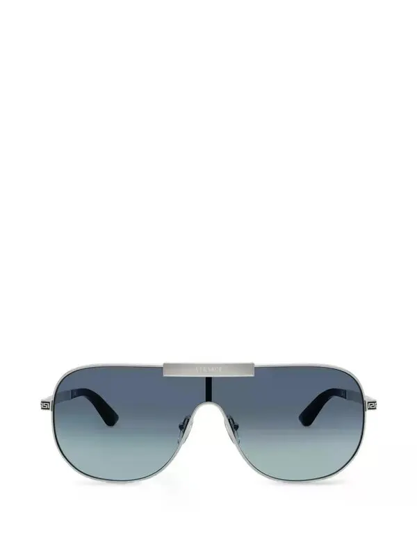 Versace Greca-detail Pilot-frame Sunglasses