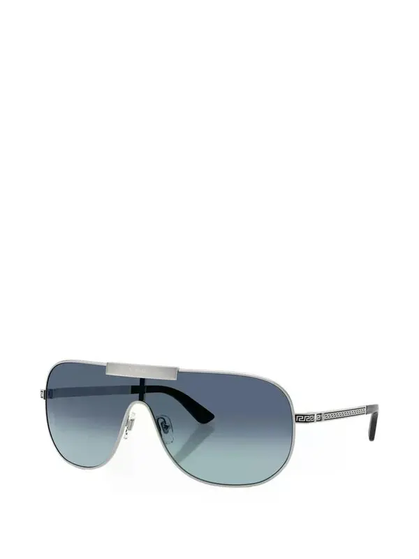 Versace Greca-detail Pilot-frame Sunglasses