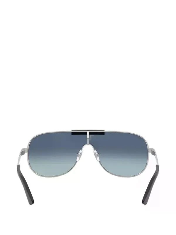 Versace Greca-detail Pilot-frame Sunglasses