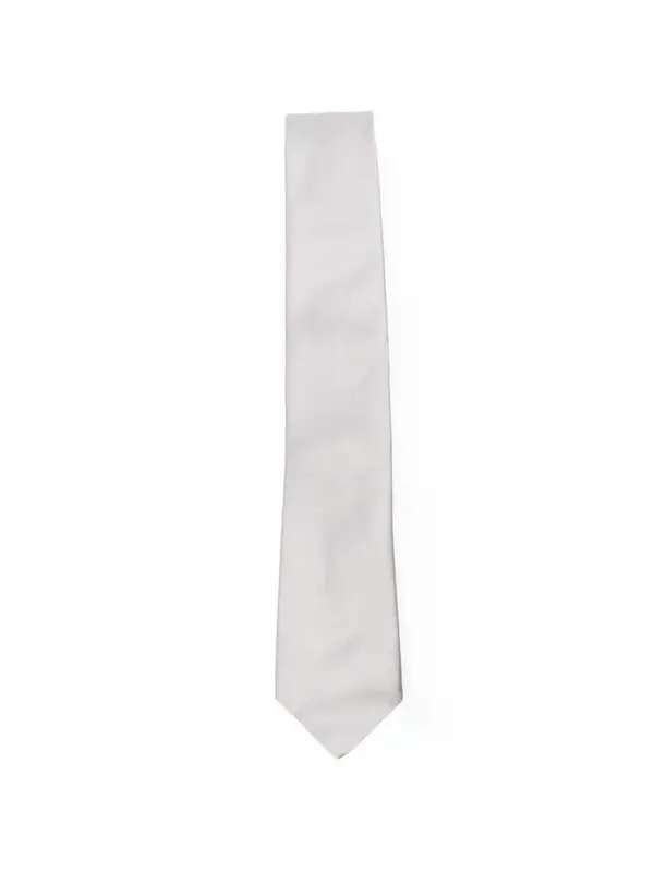 Canali Satin-finish Tie - Grey