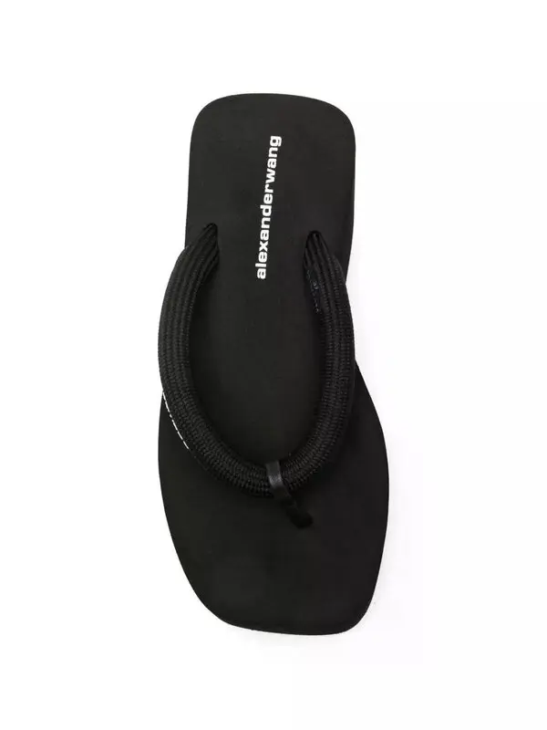 Alexander Wang Logo-print Platform Sandals