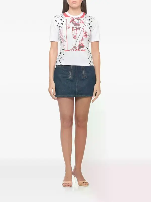 MARINE SERRE Moon Panel T-shirt