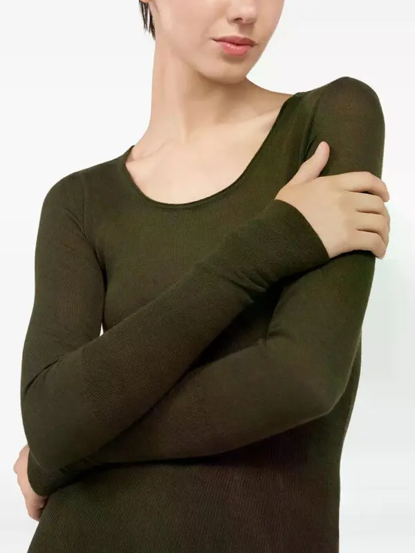 Roberto Cavalli Long-sleeve Round Neck Top