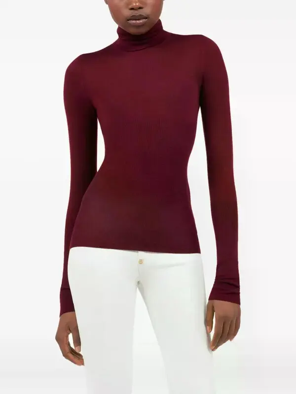 Roberto Cavalli Long-sleeve Turtleneck Top