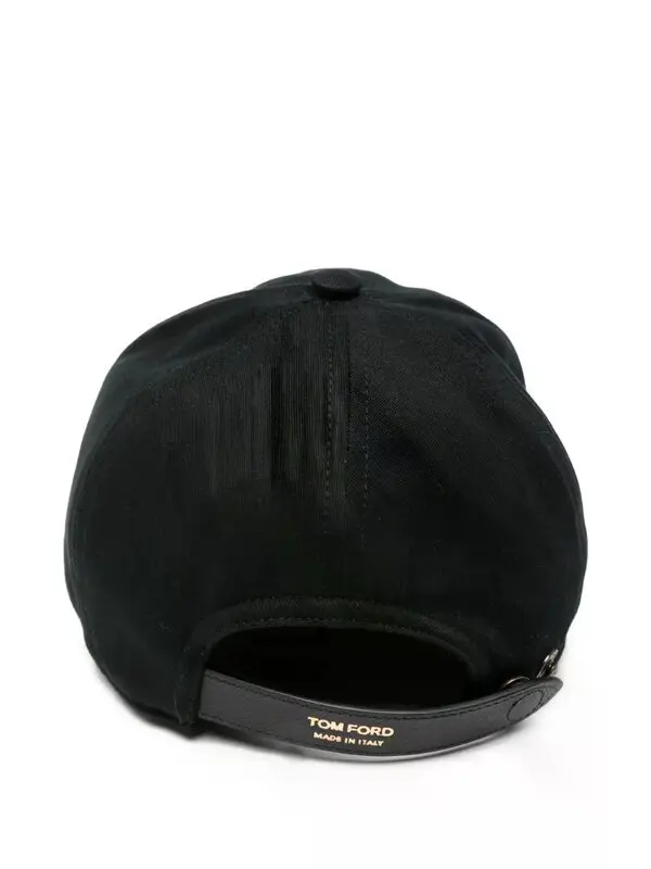 TOM FORD Embroidered Baseball Cap - Black