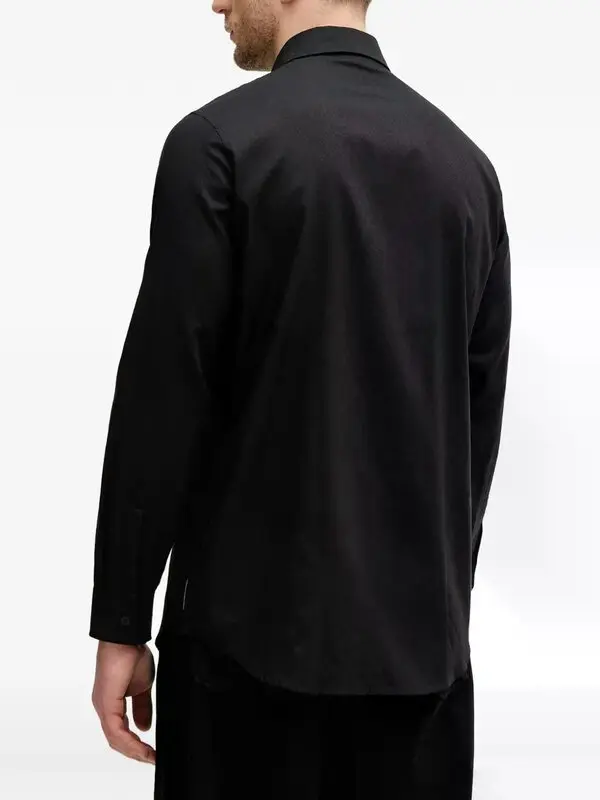 Armani Exchange Logo-jacquard Long-sleeve Shirt