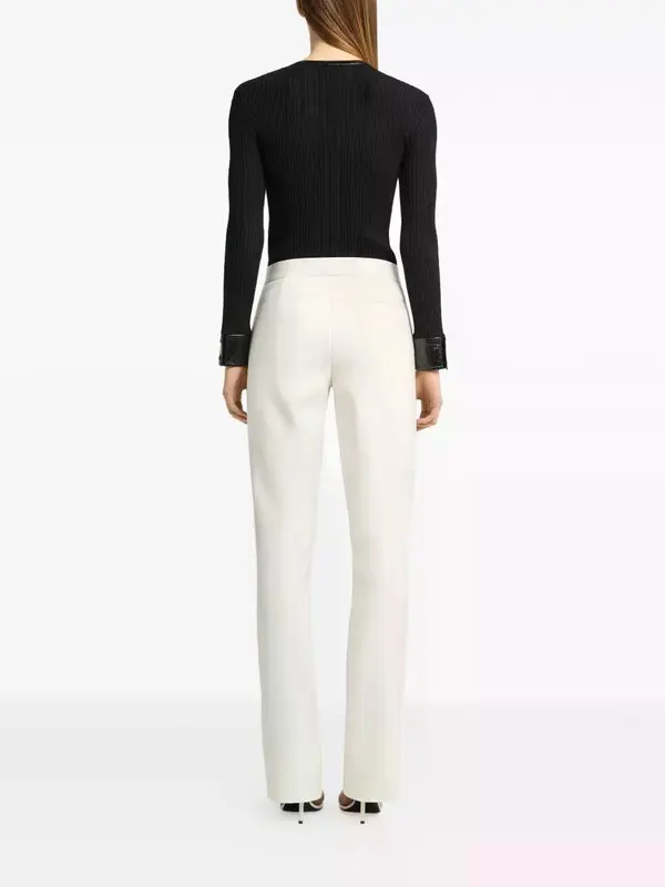 COURREGES Ribbed-knit Cardigan