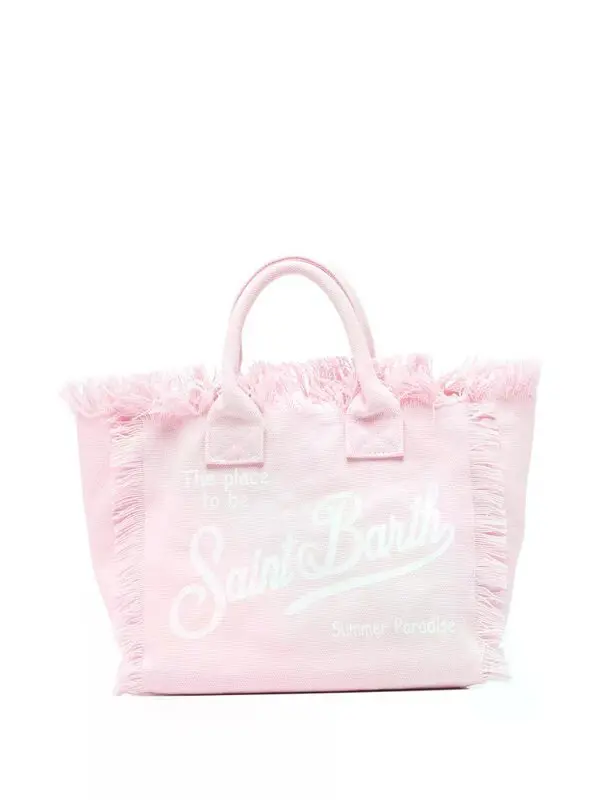 MC2 SAINT BARTH Colette Logo Print Tote Bag - Pink
