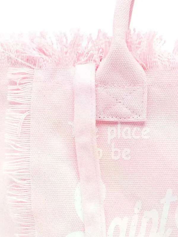 MC2 SAINT BARTH Colette Logo Print Tote Bag - Pink