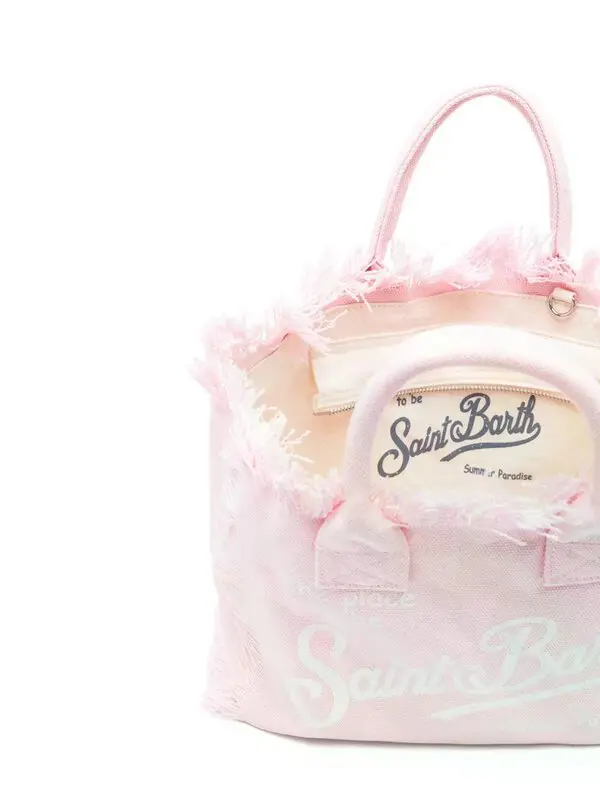 MC2 SAINT BARTH Colette Logo Print Tote Bag - Pink