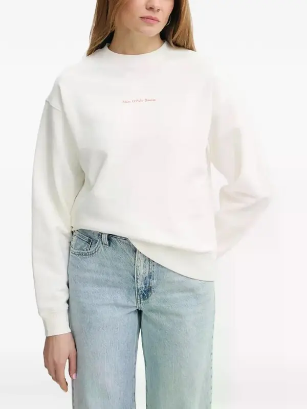 Marc O'polo Graphic Logo Print Crew Neck Sweater