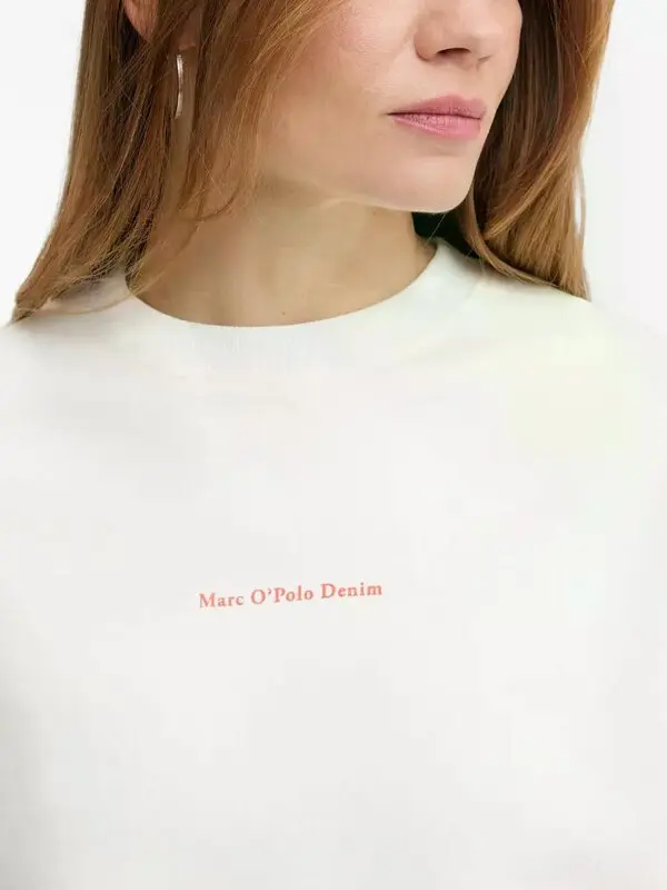 Marc O'polo Graphic Logo Print Crew Neck Sweater
