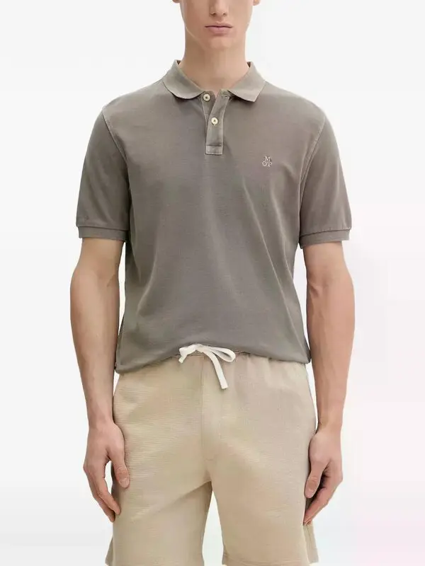 Marc O'polo Logo-embroidered Polo Shirt