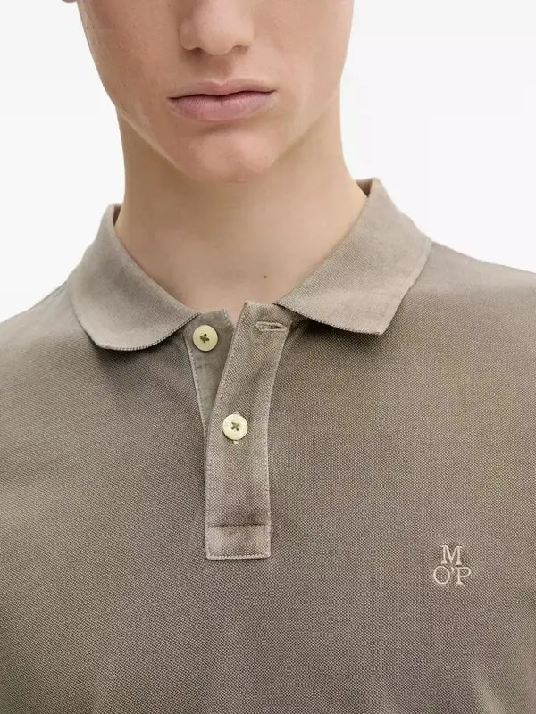 Marc O'polo Logo-embroidered Polo Shirt