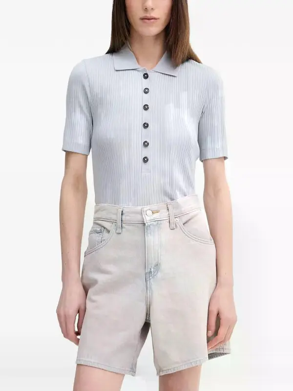 Marc O'polo Ribbed Knit Polo Shirt