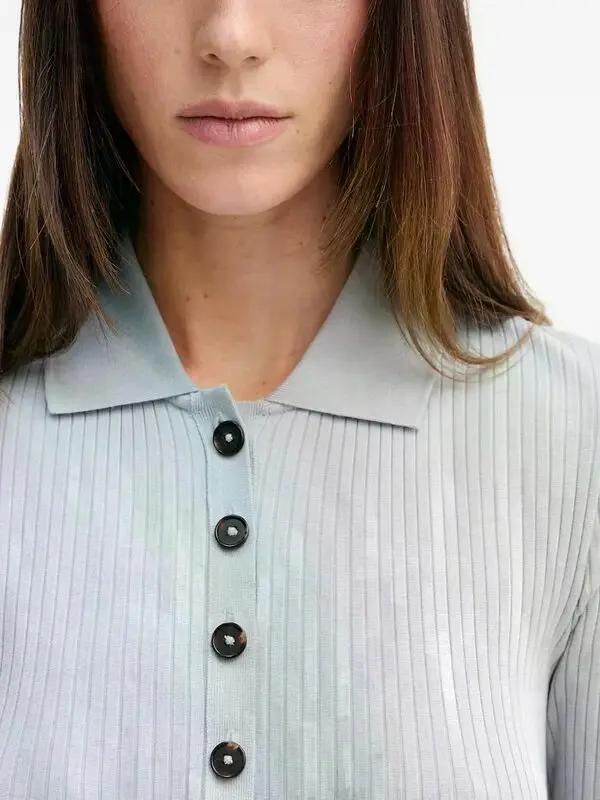 Marc O'polo Ribbed Knit Polo Shirt