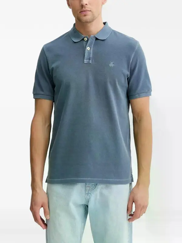 Marc O'polo Logo-embroidered Piqué Polo Shirt