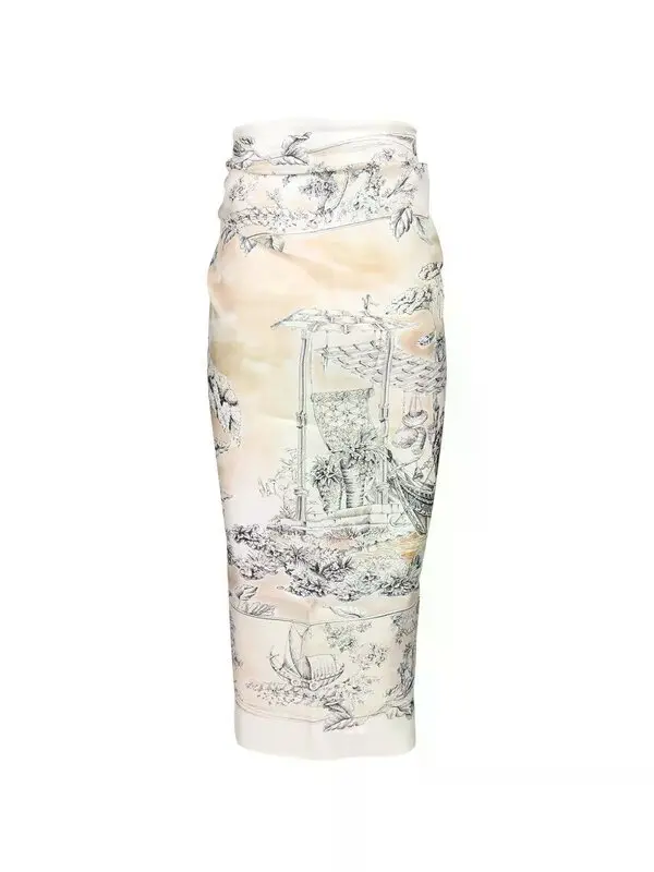 FERRAGAMO Silk Pareo