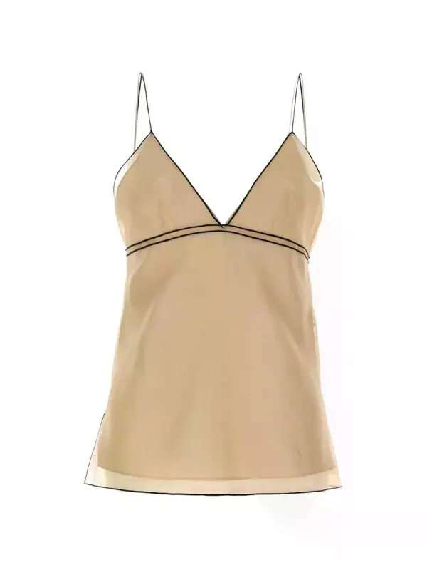 Khaite Timy Top In Beige