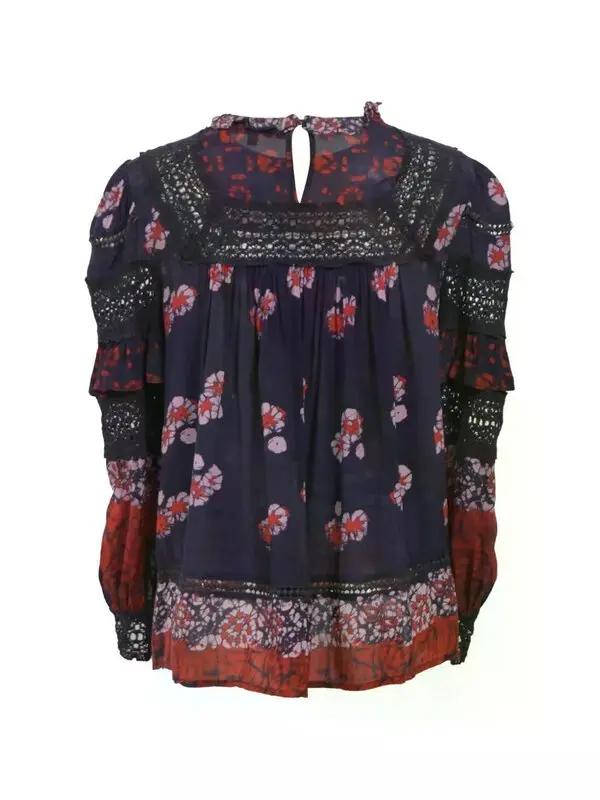 Sea Eloise Ruffled Printed Blouse