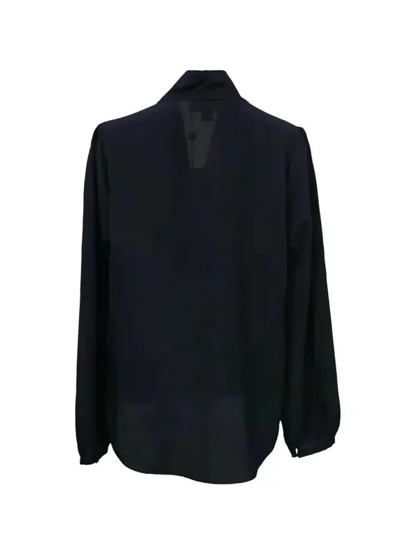 Michael Kors Pleated V-neck Blouse