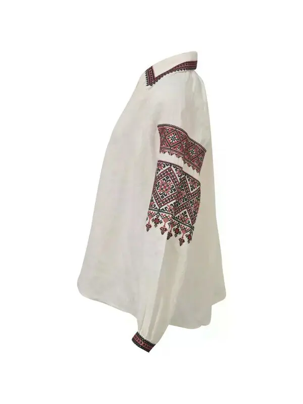 NILI LOTAN Jill Embroidered Blouse