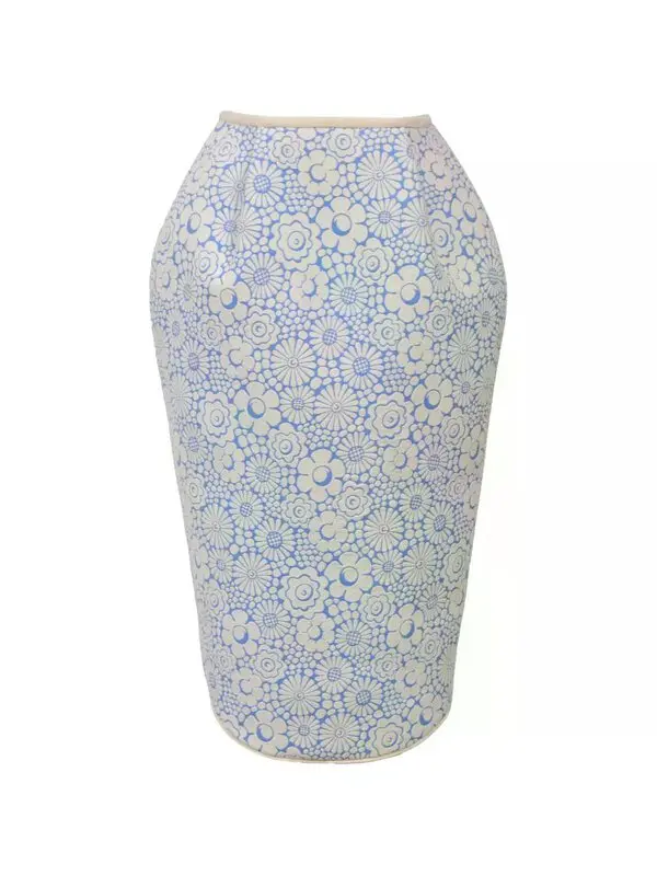 Thom Browne Floral Print Lantern Skirt