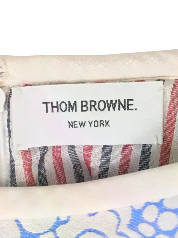Thom Browne Floral Print Lantern Skirt