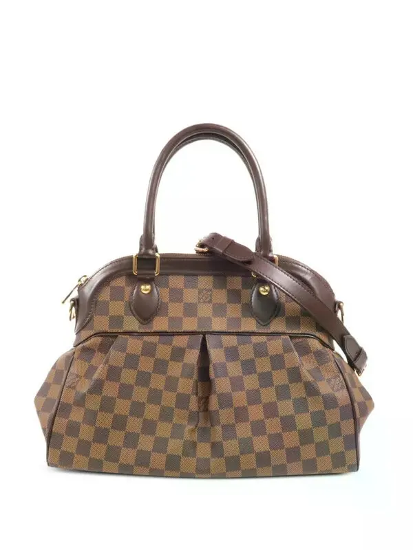 LOUIS VUITTON Trevi Damier Canvas Shoulder Bag - Brown