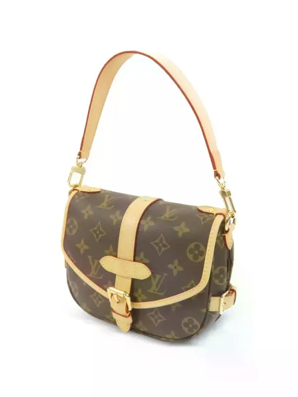 LOUIS VUITTON Monogram Canvas Saumur Bb Bag