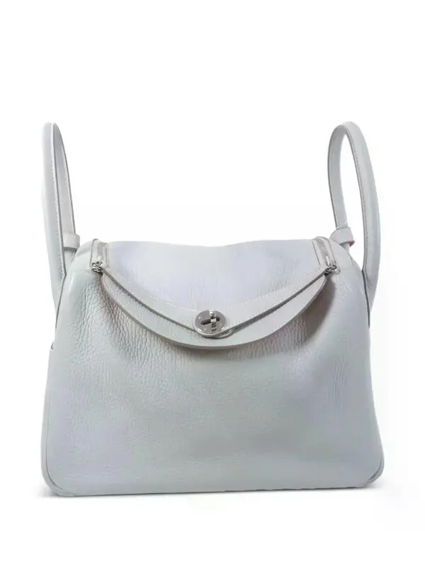 Hermès Lindy 30 Leather Tote Bag - Grey