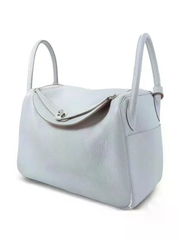 Hermès Lindy 30 Leather Tote Bag - Grey