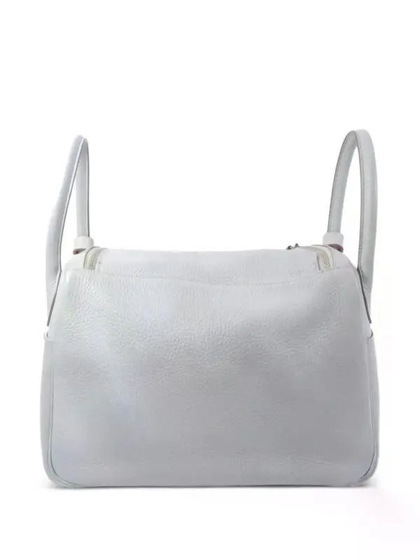 Hermès Lindy 30 Leather Tote Bag - Grey