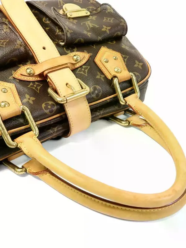 LOUIS VUITTON Manhattan Monogram Canvas Tote Bag - Brown