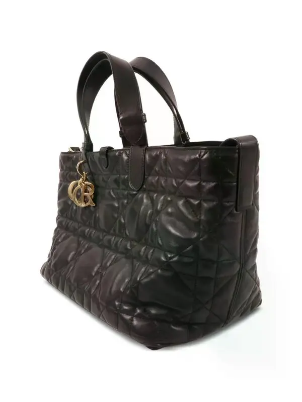 Dior Cannage Tote Bag - Black