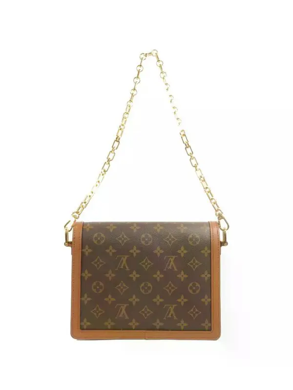 LOUIS VUITTON Dauphine Mm Monogram Reverse Shoulder Bag