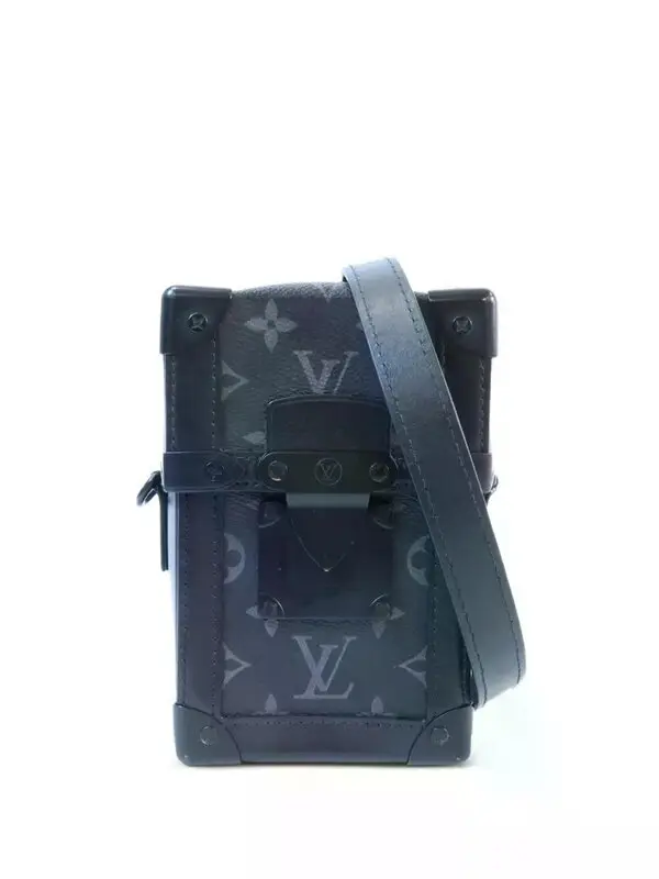 LOUIS VUITTON Vertical Trunk Monogram Eclipse Cross Body Bag