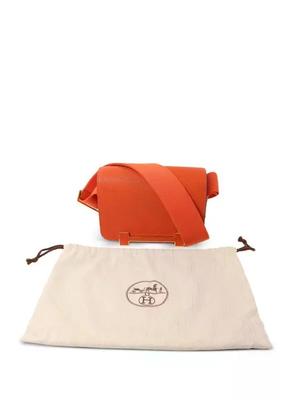 Hermès Geta Shoulder Bag - Orange