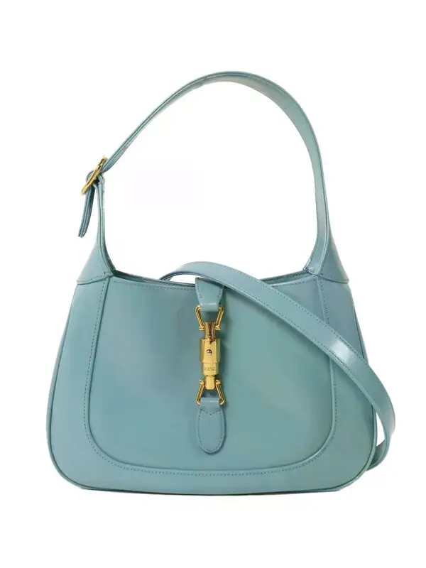 Gucci Jackie 1961 Calfskin Tote Bag - Blue