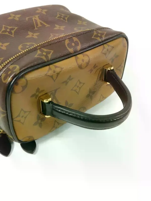 LOUIS VUITTON Monogram Reverse Canvas Pm Vanity Tote Bag