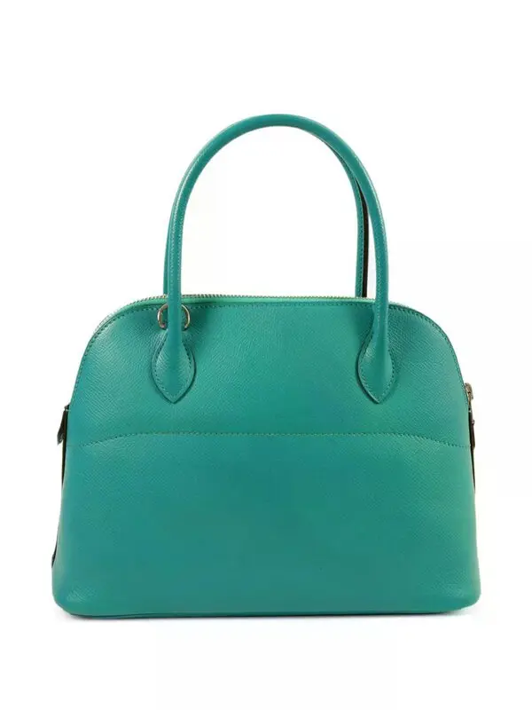 Hermès Bolide 27 Leather Tote Bag - Blue