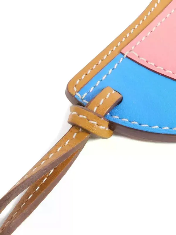 Hermès Paddock Bombe Leather Bag Charm - Neutrals